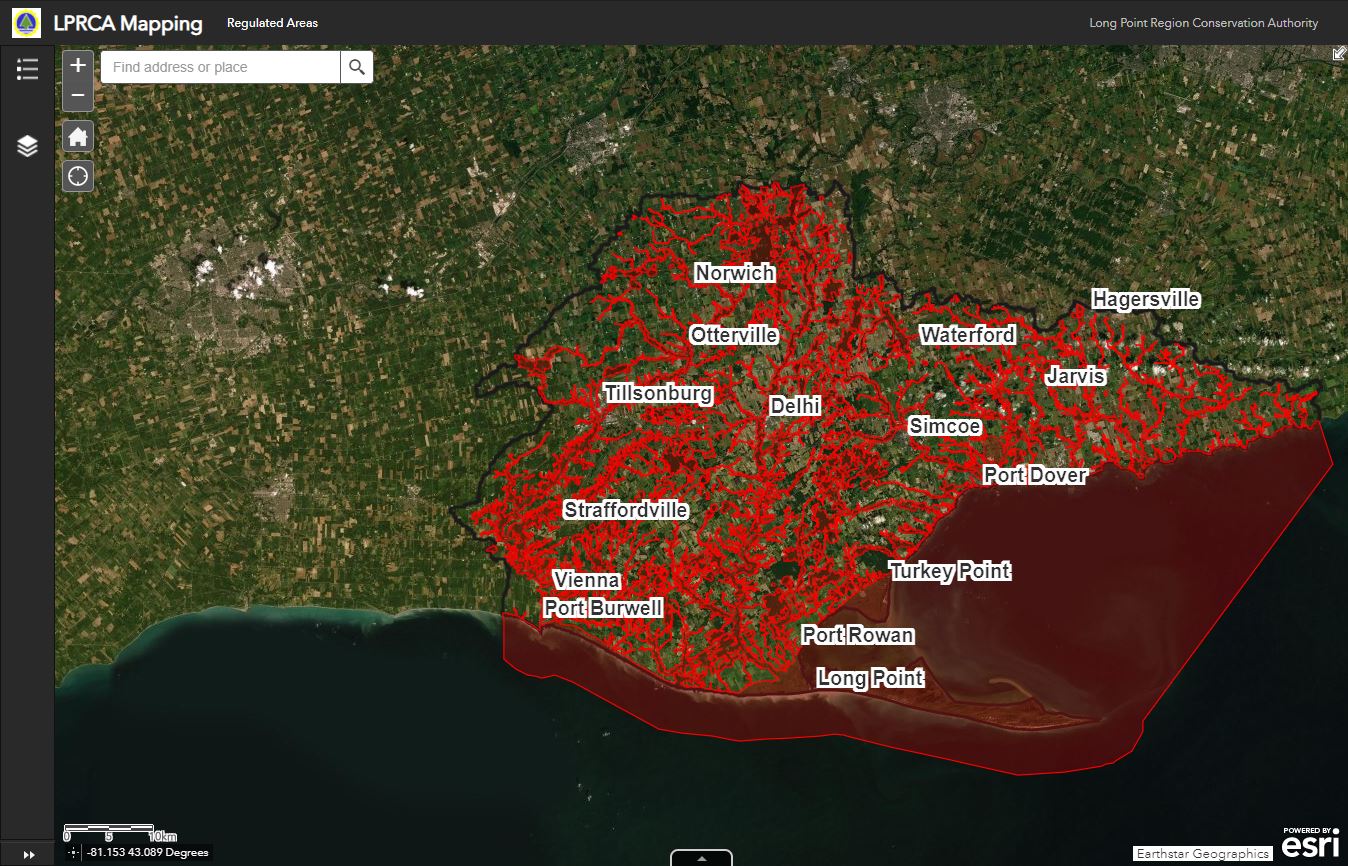 Regulated Area Mapping - Long Point Region Conservation Authority